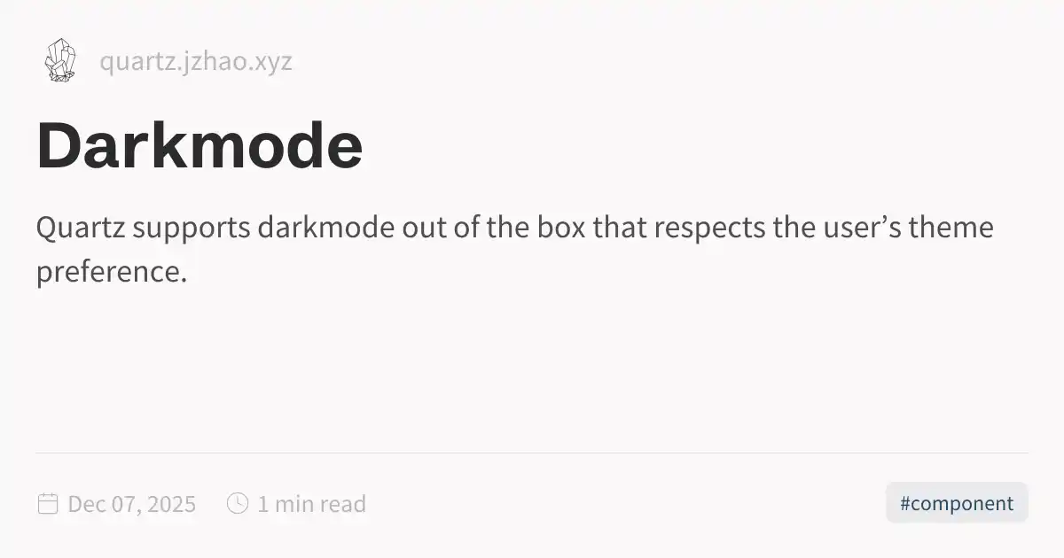 Darkmode